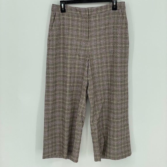 Halogen | Pants & Jumpsuits | Halogen Plaid High Leg Crop Pants | Poshmark